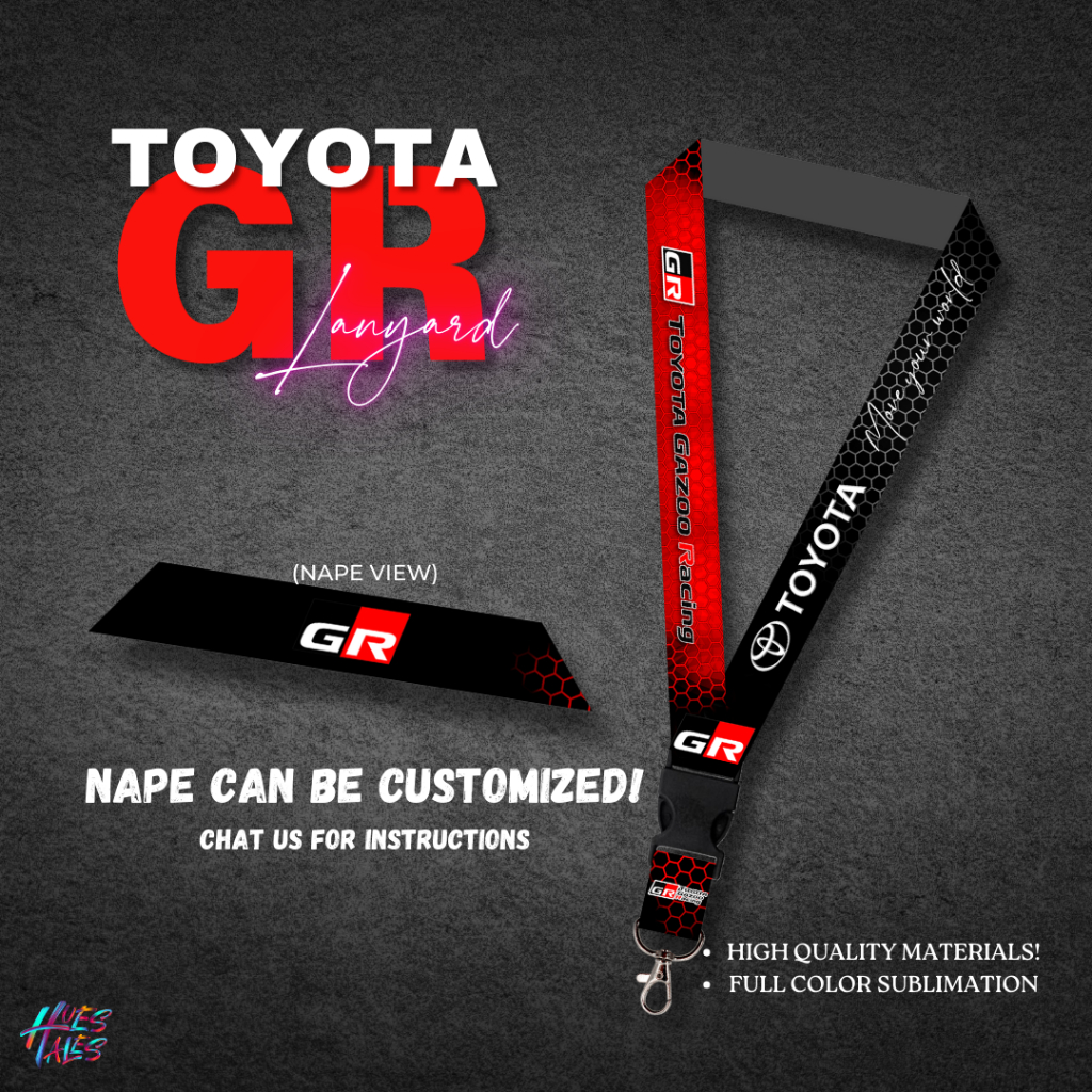 Toyota GR Lace/ID Lanyard | Shopee Philippines