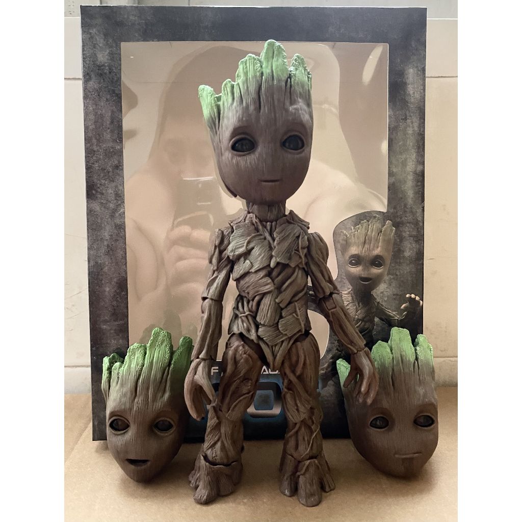 Marvel Avengers Guardian of Galaxy Groot 26cm With Extra Two Head ...