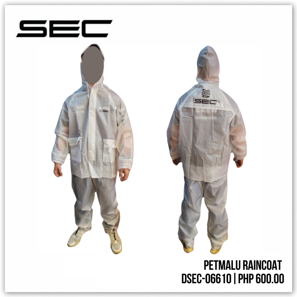 SEC Raincoat for Motocycle Petmalu Raincoat (L-2XL) (DSEC-06610 ...