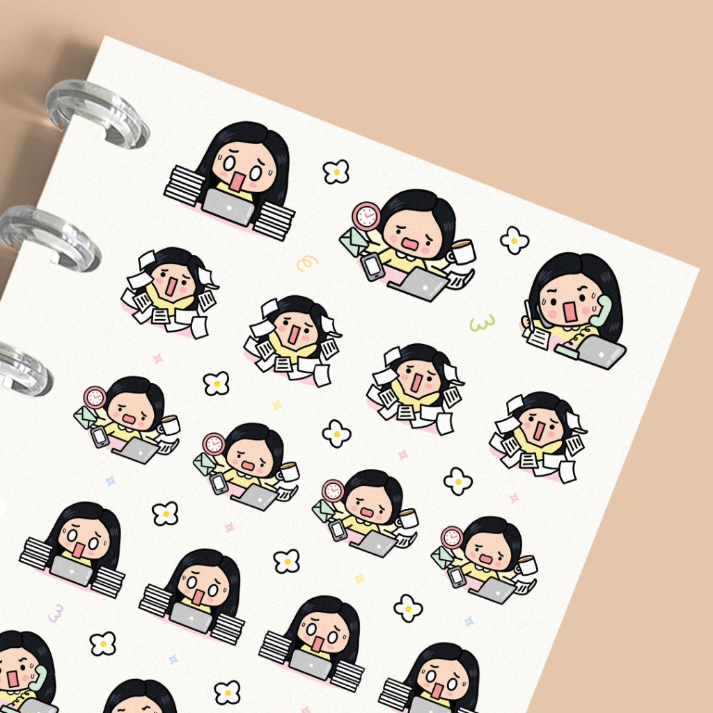 Busy Day Stickers for Planners/ Journals/ Bujo/ DIY Scrapbooking ...