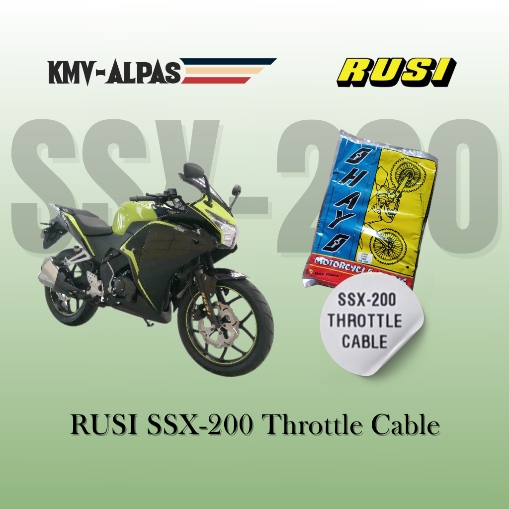 RUSI SSX200 Throttle Cable | Shopee Philippines