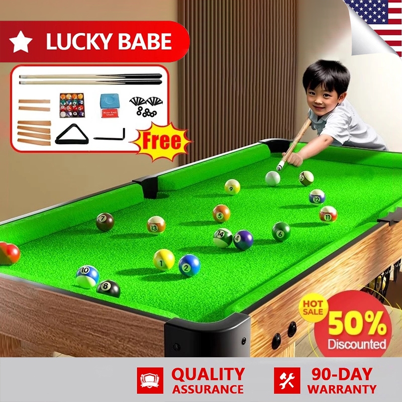 Mini billiard Table Children Billiard Table wooden with tall feet pool ...