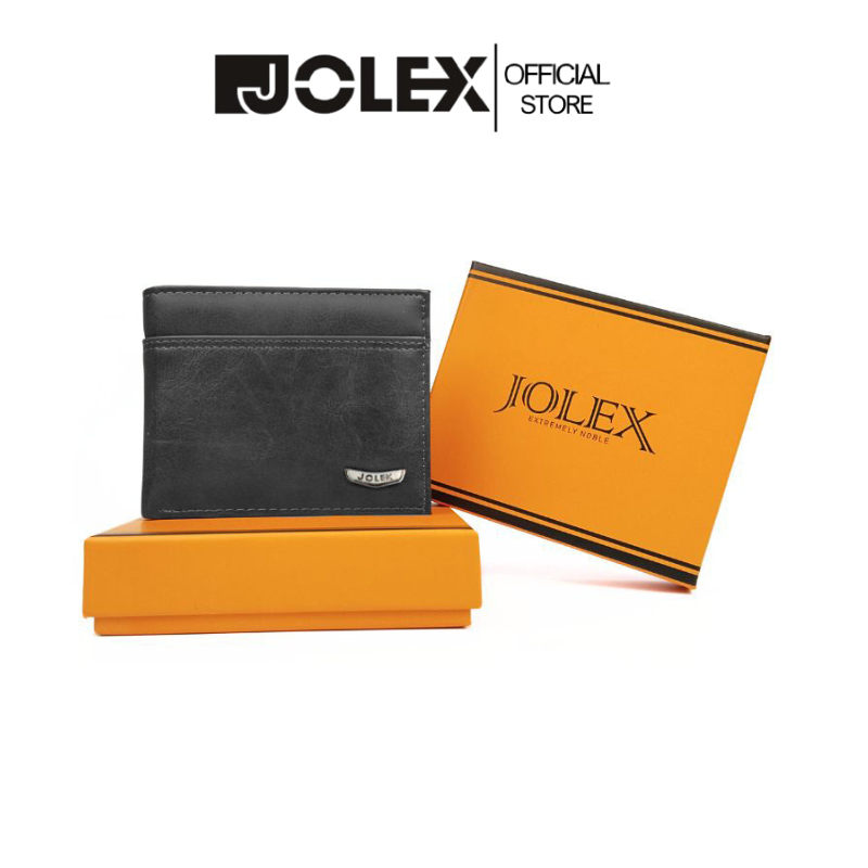 JOLEX Fashion Men's Short Wallet Bifold Card Holder Wallet PU Leather ...