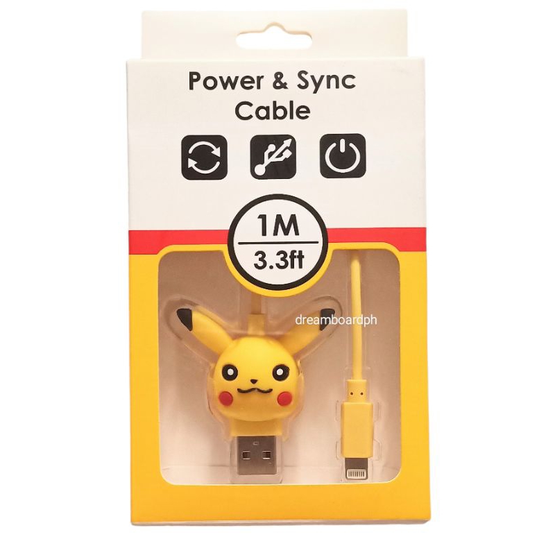 POKEMON PIKACHU CABLE IOS | Shopee Philippines