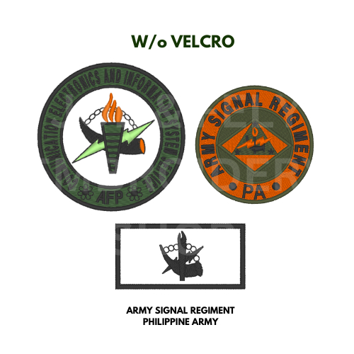 ARMY SIGNAL REGIMENT PHILIPPINE ARMY PATCHES | Shopee Philippines