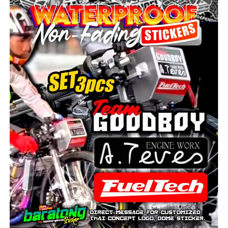 Team GoodBoy Inspired Sticker Set 3pcs | Shopee Philippines