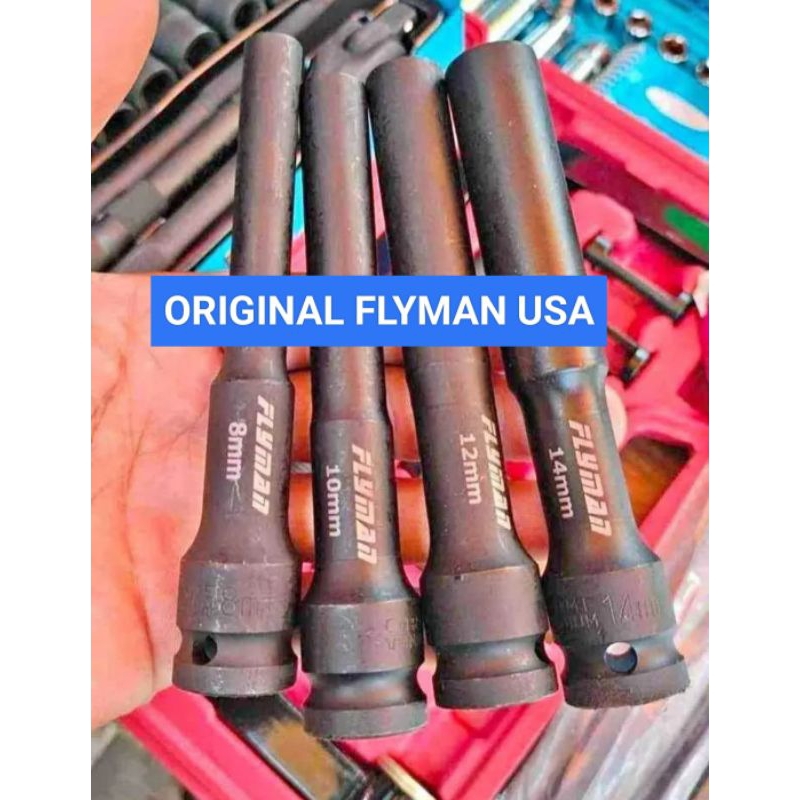 FLYMAN 1/2 drive long deep socket 6POINT＊＊ | Shopee Philippines