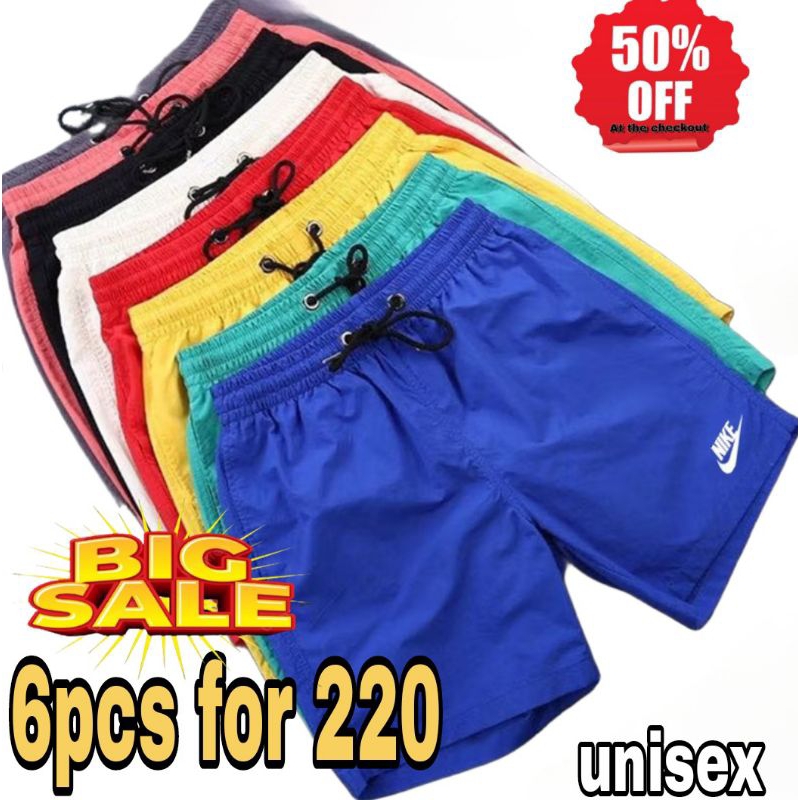 Adult Taslan shorts for Men and Women unisex 6pcs for 253 | Shopee ...