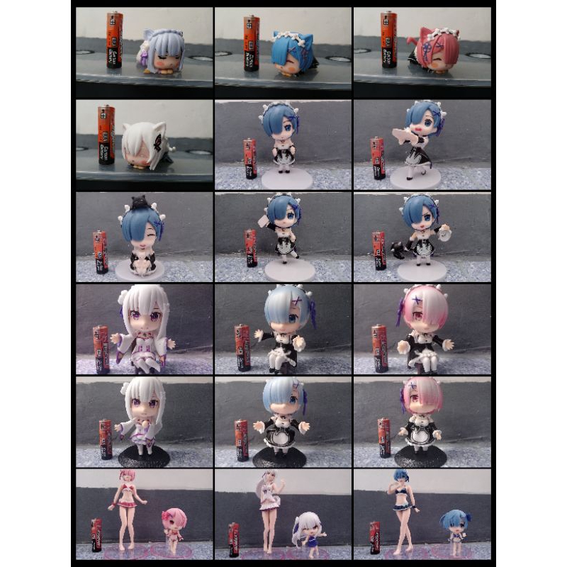 Re:Zero − Starting Life in Another World Chibi Action Figure (KO/BL ...
