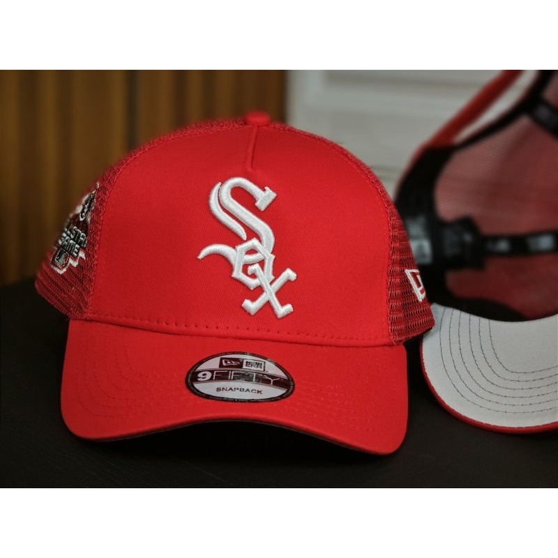 SOX RED A FRAME NET CAP | Shopee Philippines