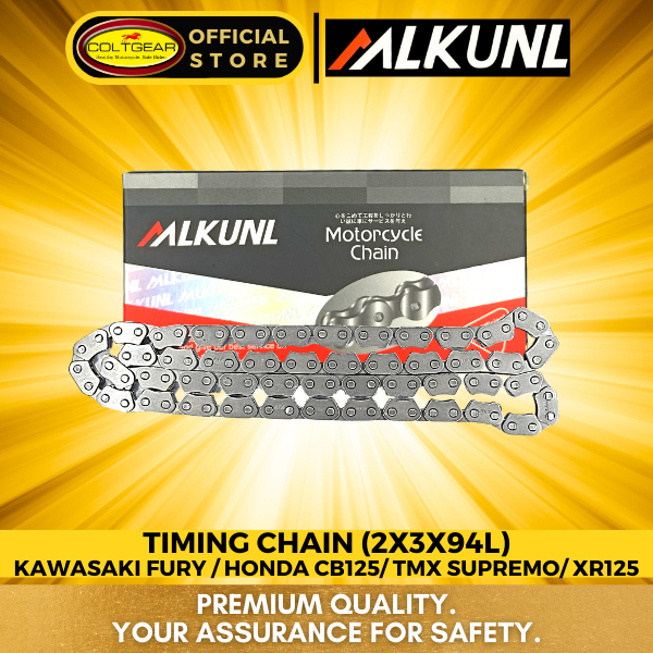 ALKUNL Timing Chain for Kawasaki Fury / Honda CB125 / TMX Supremo ...