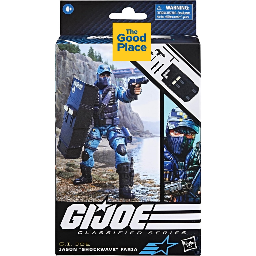 HASBRO G.I. Joe Classified Series No. 105 Jason Shockwave Faria Figure ...