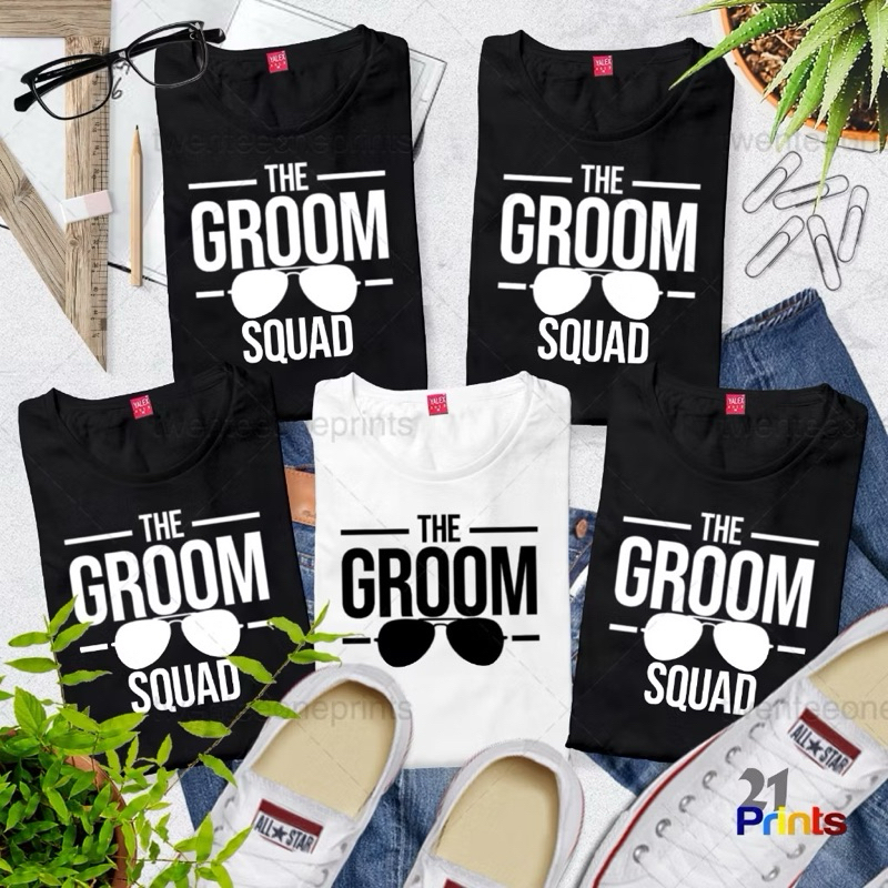 The Groom The Groom Squad Bachelor Party Shirt Shopee Philippines
