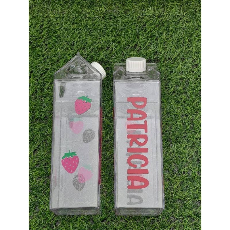 Personalized Acrylic Milk Carton Water Bottle | please read the ...