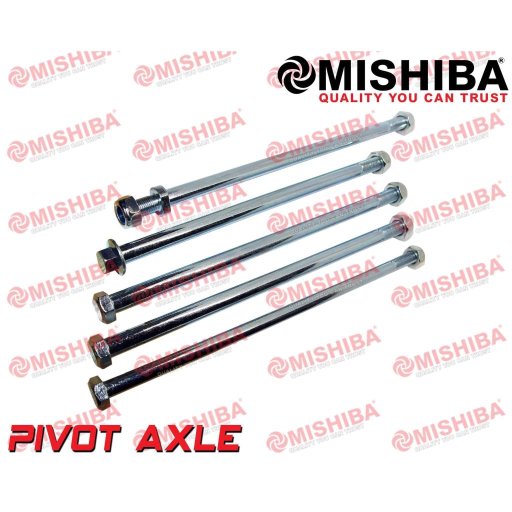 Mishiba PIVOT Axle Original Type For Mio,Smash,Raider,Fury,Wave,Xrm,Rs ...