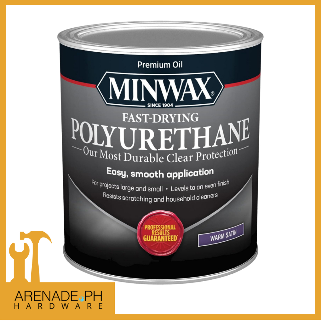 Minwax Fast Drying Polyurethane - 32 oz (Warm Satin) | Shopee Philippines