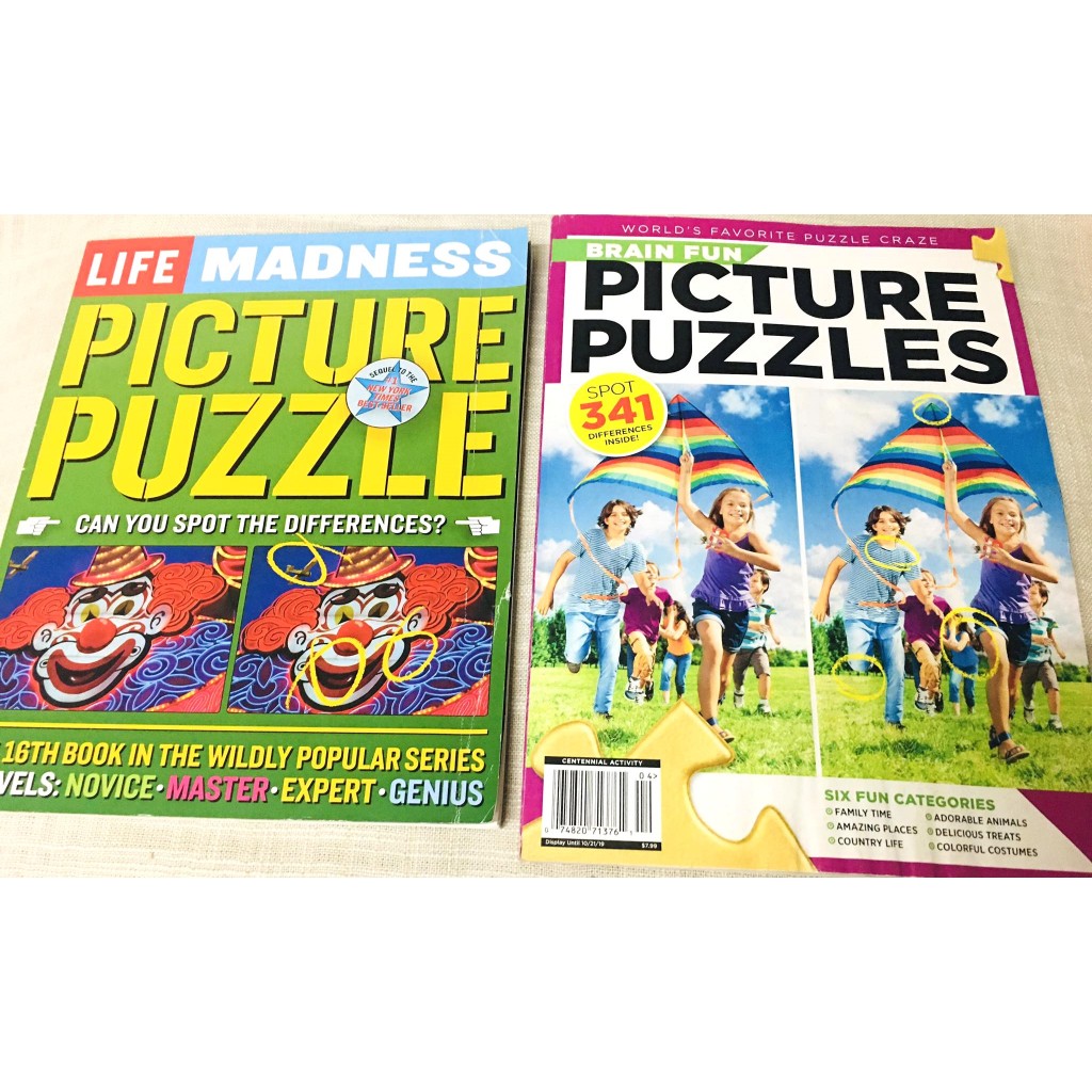 Brain Fun Picture Puzzles & Life Madness Picture Puzzle Spot the ...
