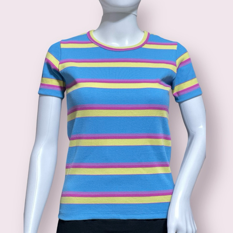 STRIPES BASIC TOP FULL LENGTH PH REPRO | Shopee Philippines