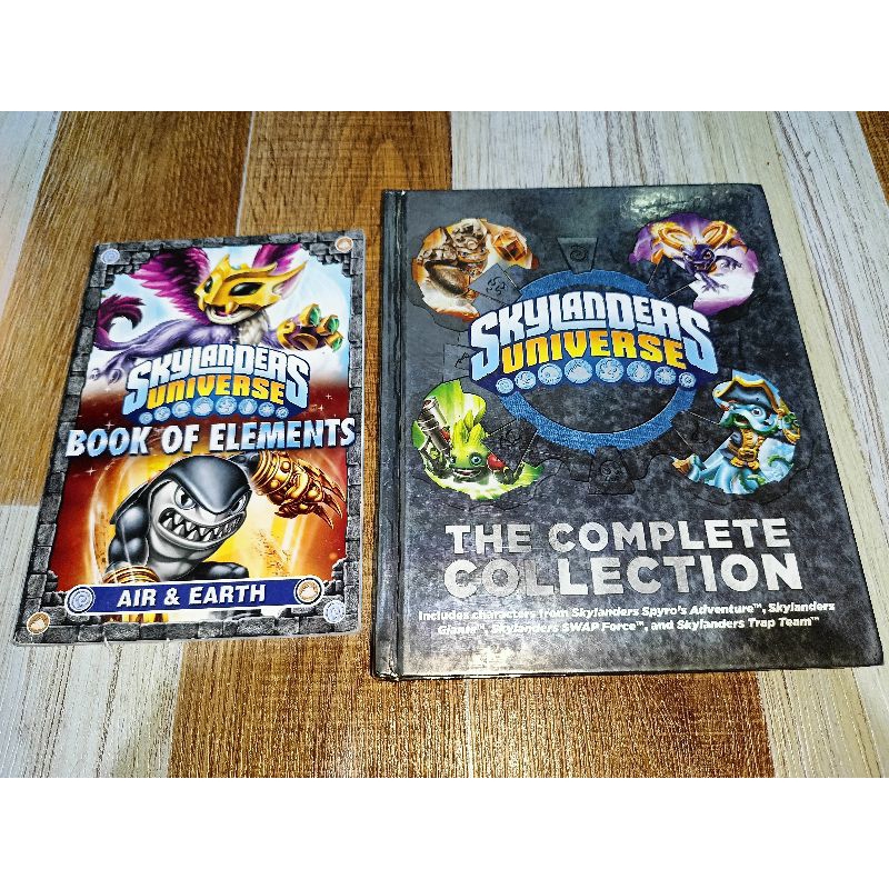 SkyLanders Universe Book of Elements and Complete Collection Pre loved ...