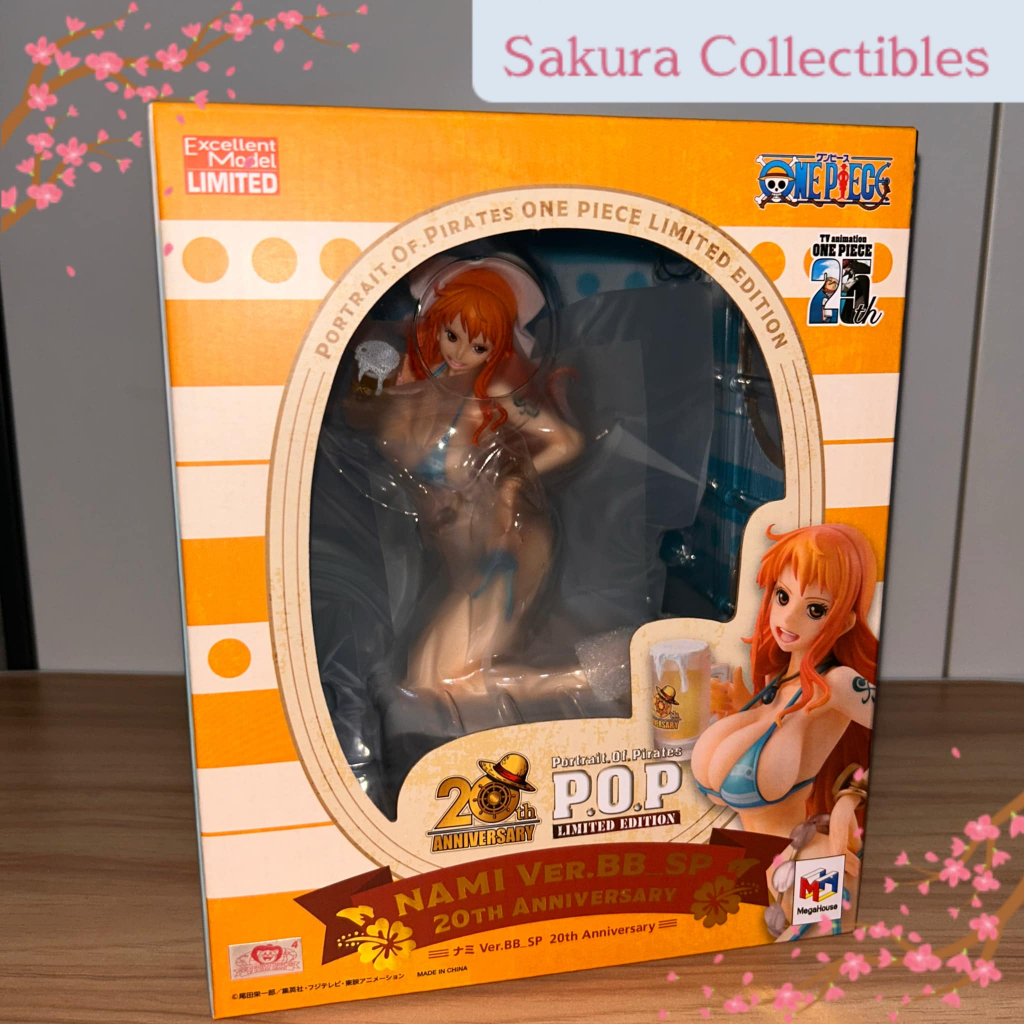 Megahouse One Piece Portrait of Pirates Nami (Ver.BB_SP 20th ...