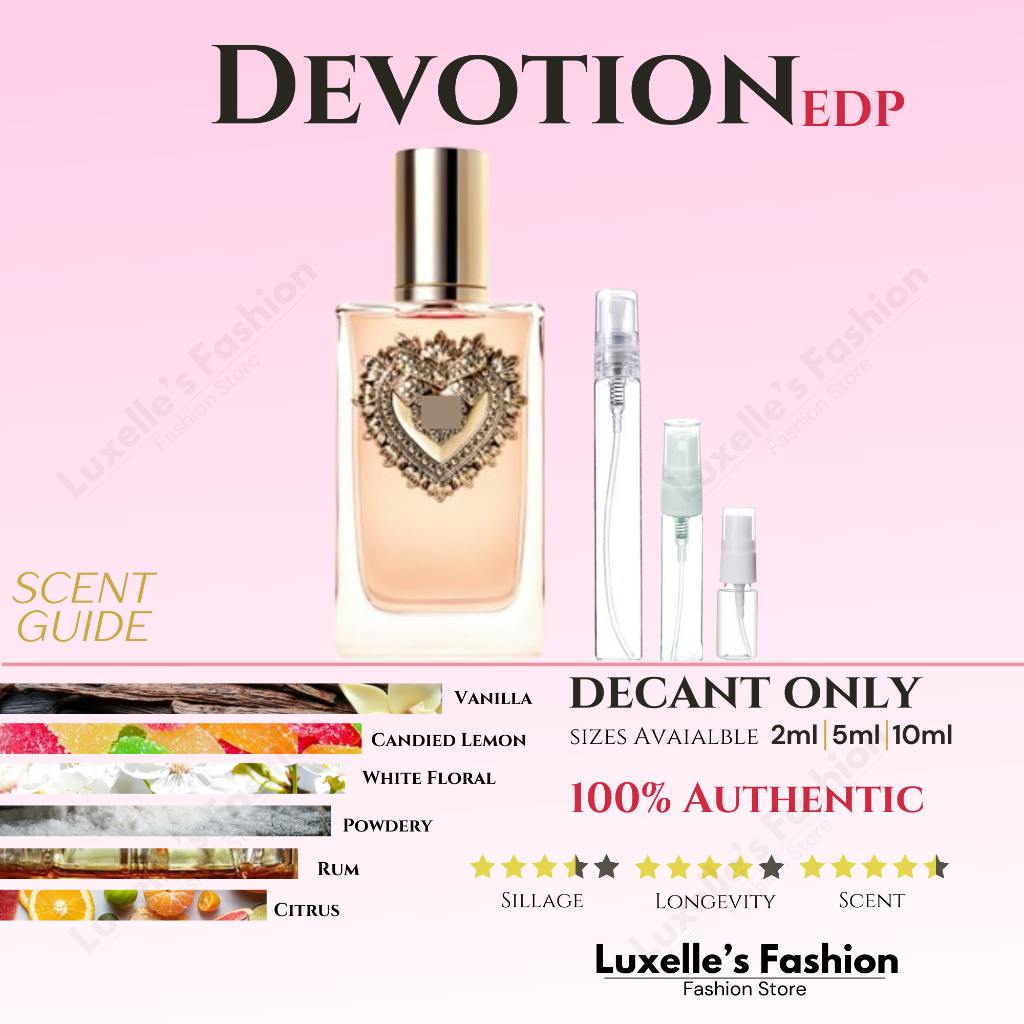 Devotion EDP Perfume for women Decant/Takal | Shopee Philippines