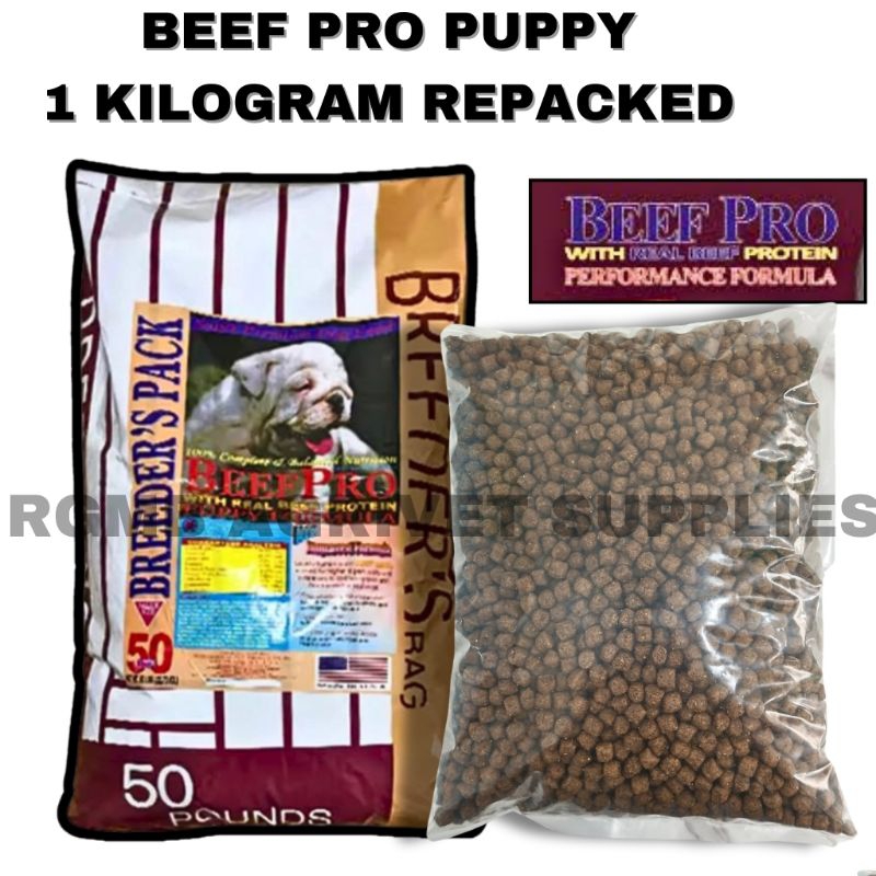 Beef Pro Puppy Formula Dog Food 1kg | Shopee Philippines