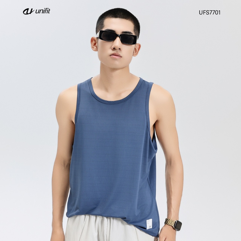 UNIFIT DRI FIT Tank Top Sando For Men Breathable Sports Gym And Running ...
