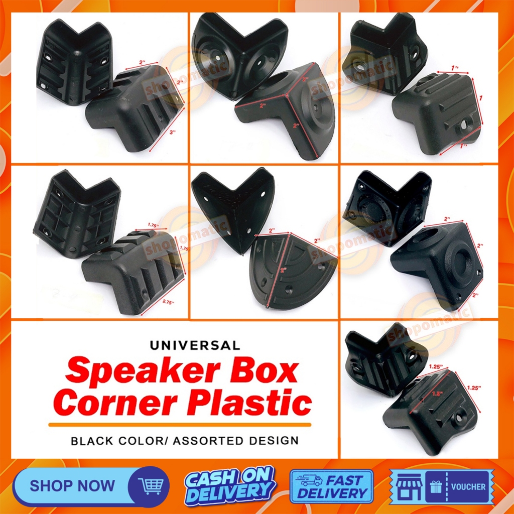 SHOPOMATIC UNIVERSAL SPEAKER CORNER GUARD BAFFLES BOX (PLASTIC ...