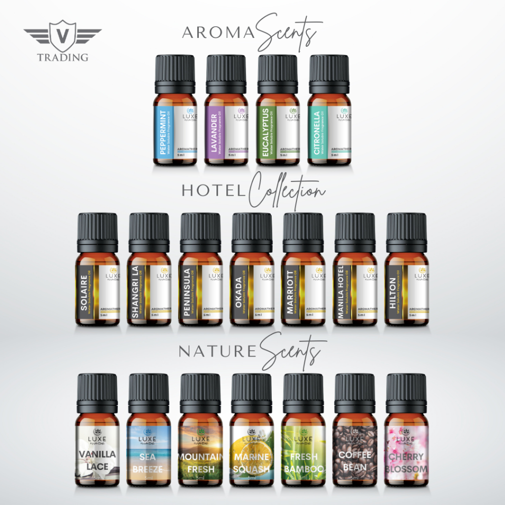 5ML Luxe Essential Fragrance Oil Scent Air Humidifier Water Soluble | Shopee Philippines