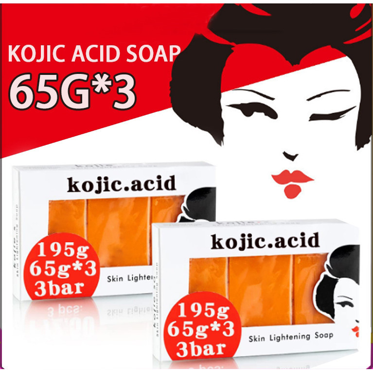 Kojie San Original Kojic Acid Soap Set – 3pcs x 100g for Skin ...