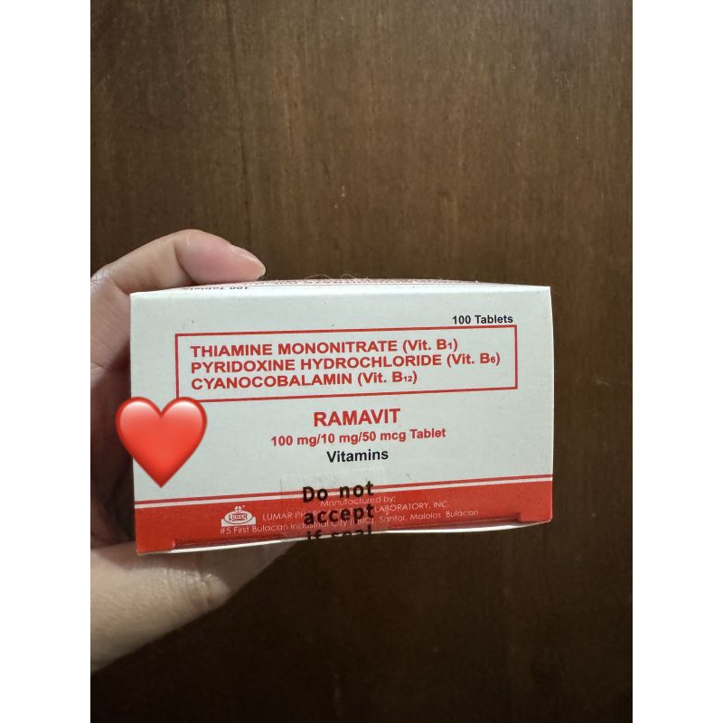 Ramavit, B COMPLEX TABLET | Shopee Philippines