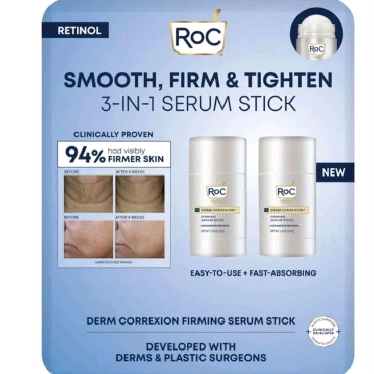 RoC Derm Correxion Advanced Retinol Firming Serum Stick with ...