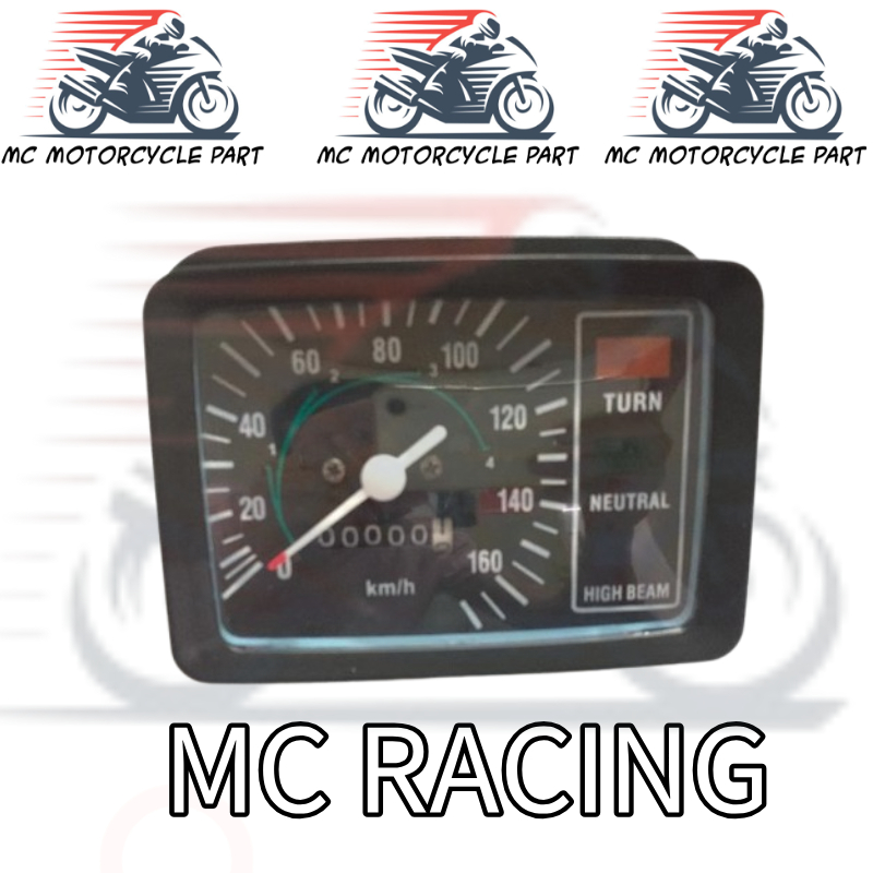 MC RACING OGUAN SPEEDMETER ASSY TMX 155 SPEEDOMETER / ODOMETER GAUGE ...