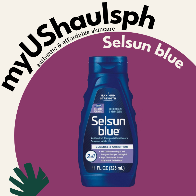 AUTHENTIC SELSUN BLUE Maximum Strength 2-in-1 Antidandruff Shampoo ...