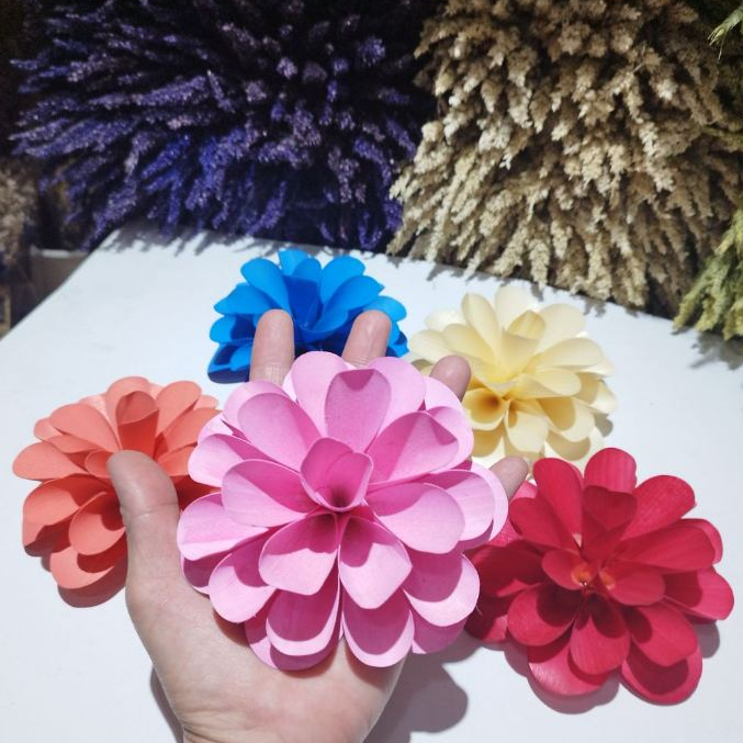 JUMBO LOTUS FLAT WOOD FLOWER DRIED LOTUS FLAT FLOWER LOTUS DESIGN WOOD ...