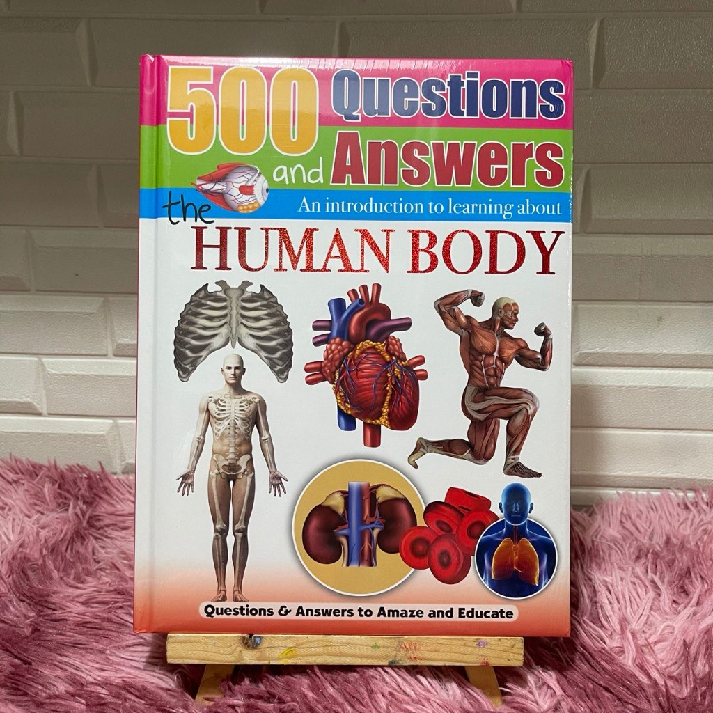 500 QUESTIONS AND ANSWERS-THE HUMAN BODY - LEARNING IS FUN | Shopee ...