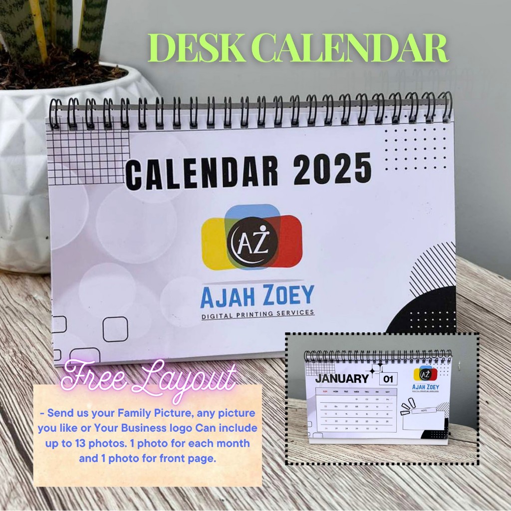 2025 COD PERSONALIZED DESK / TENT CALENDAR 2021 | Shopee Philippines