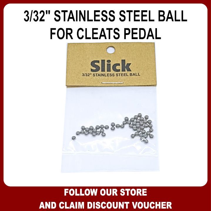 3/32" or 2.381mm 304 stainless steel ball bulitas for shimano cleats ...