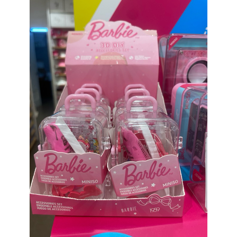 MINISO BARBIE COLLECTION DIY Phone Case accesories set | Shopee Philippines