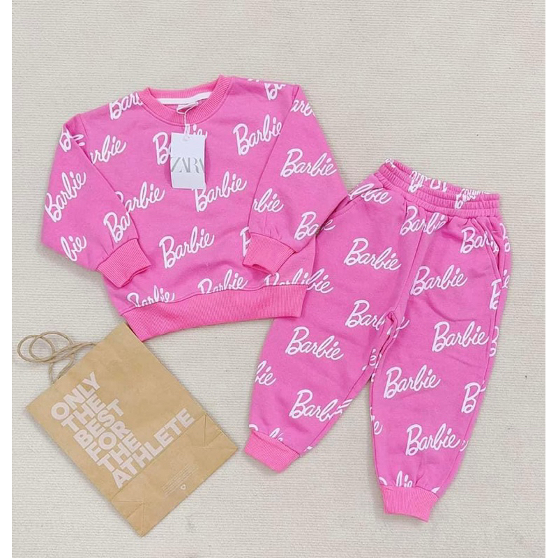 Barbie Tracksuit for Kids | Shopee Philippines