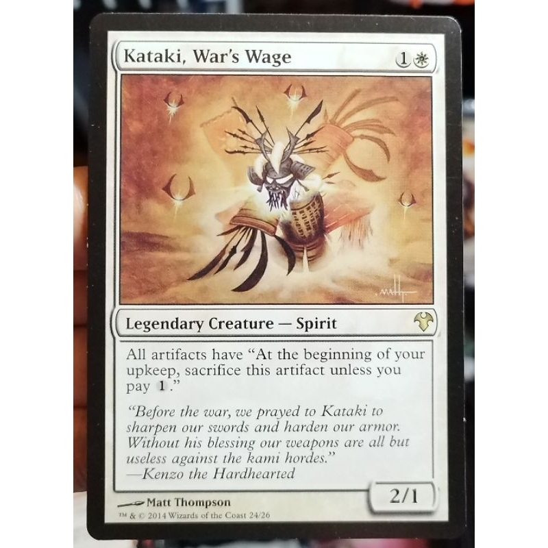 Kataki, War's Wage (Magic the gathering) | Shopee Philippines
