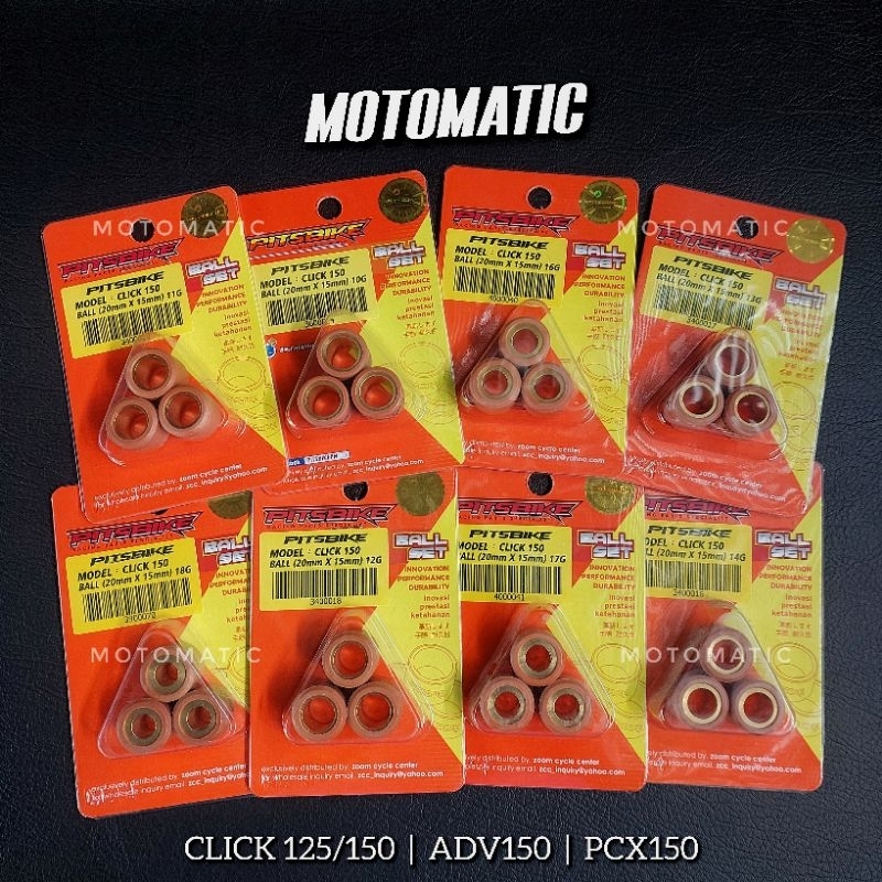 CLICK 150 / 125 | FLY BALL / BOLA (9 to 18g) | PITSBIKE | Shopee ...