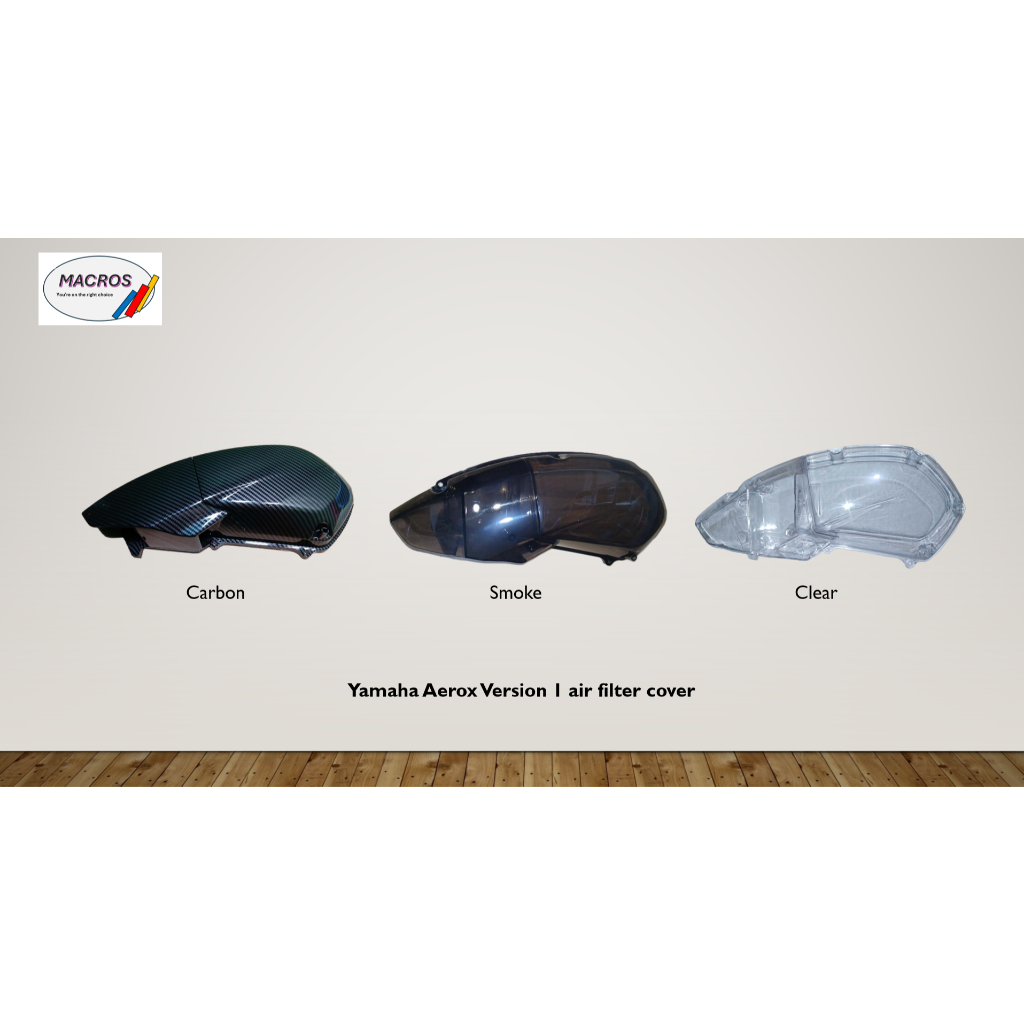 AEROX Version 1 Air Filter Cover Clear/Smoke/Carbon | Shopee Philippines