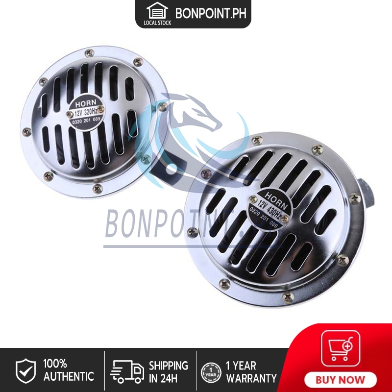 【Local delivery】Car Disc Pot Horn 12V 430Hz Super Loud High Horn With ...