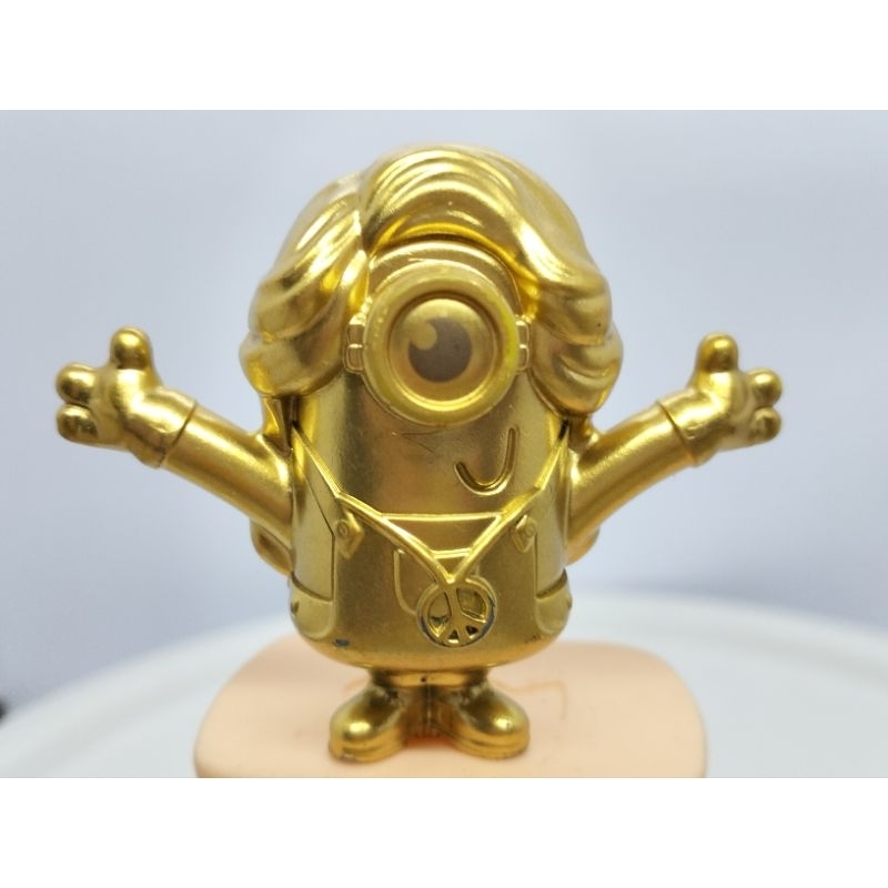 McDo GOLD edition Minions mini figures (1) | Shopee Philippines