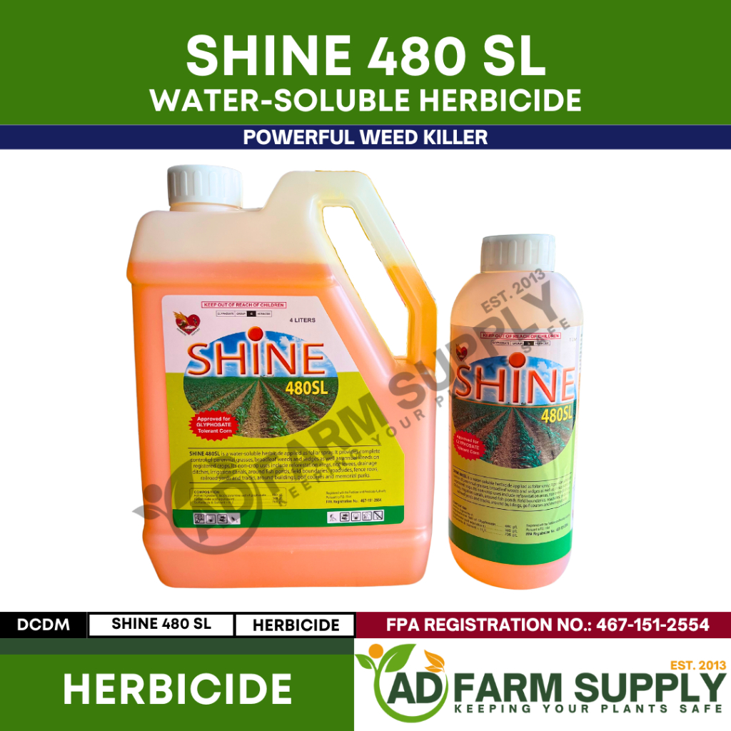 DCDM SHINE 480 SL GYPHOSATE - Powerful Weed Control | Shopee Philippines