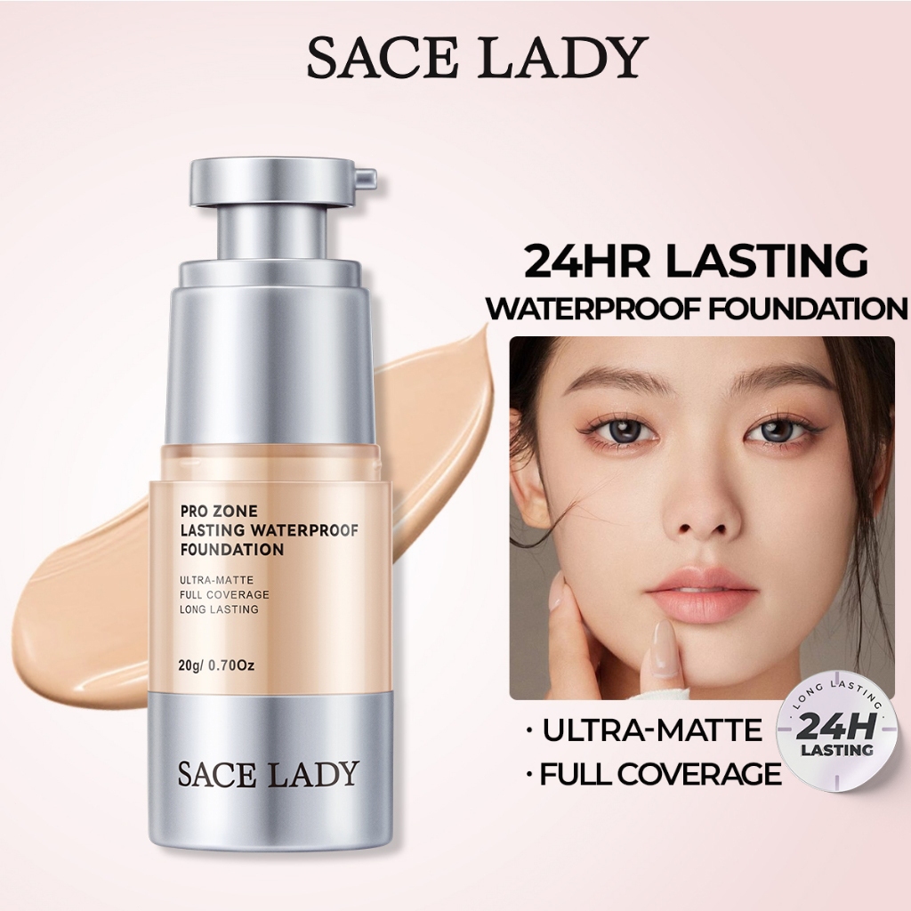 SACE LADY Liquid Foundation Matte Oil-control 24H Long Lasting ...