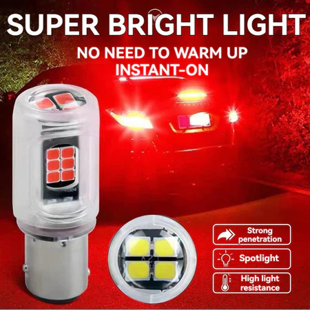Motorcycle Brake Light 1157 BAY15D Led Bulb P21/5W Brake Light Tail ...