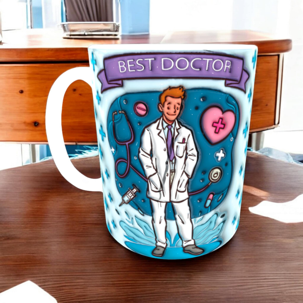 3D INFLATED Best Doctor Ever with Box 11oz | Shopee Philippines