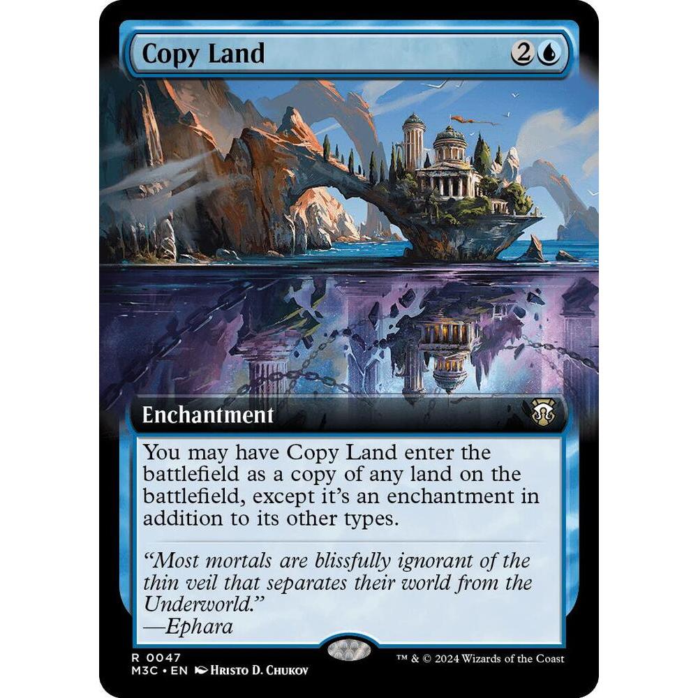 Copy Land (Extended Art) - Commander: Modern Horizons 3 (M3C) MTG ...